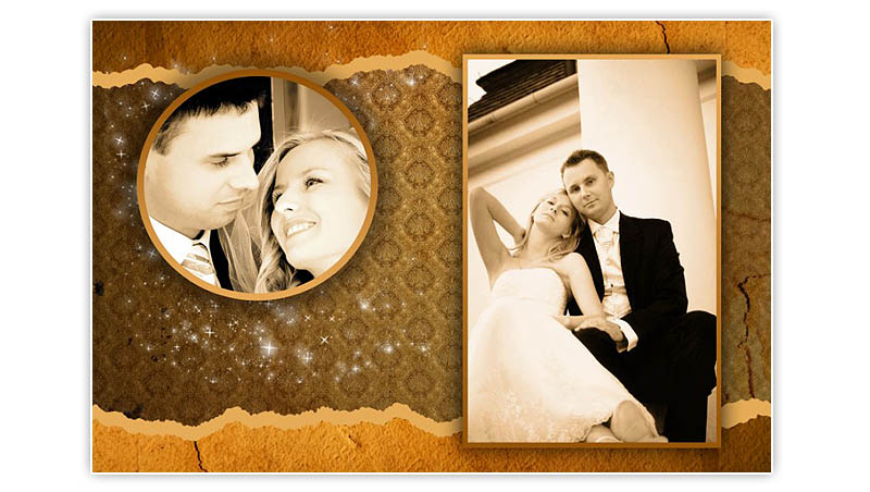 RAMKI ŚLUBNE DVD3 PSD PHOTOSHOP PROJEKTY ŚLUB